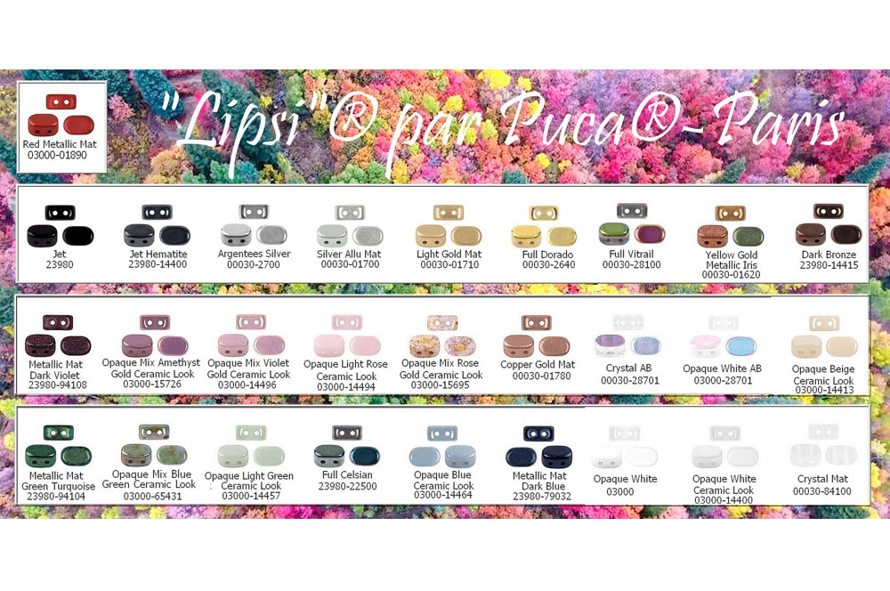 Lipsi par Puca Beads - Beads | Bead Supplies | Wholesale beads ...