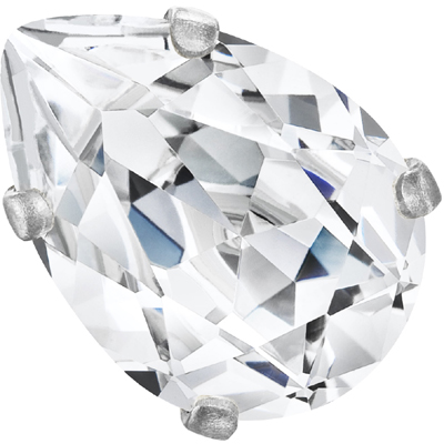 Preciosa Crystal Baroque Pear Maxima Fancy Stones in Sew-on Settings ...
