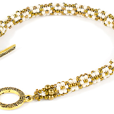 CMP4-FLOWERING Flowering Peyote Rope Pattern - Beads | Bead Supplies ...