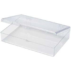 S146 clear flip top storage box - Beads | Bead Supplies | Wholesale ...