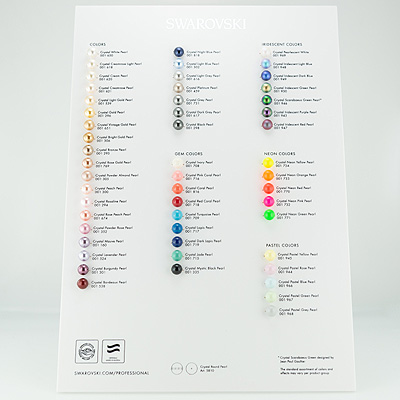 Swarovski Colour Charts 1 - Beads | Bead Supplies | Wholesale beads ...